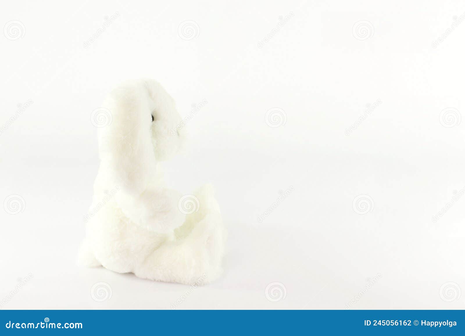 White Fluffy Rabbit Toy, Stuffed Bunny Stock Photo - Image of ears ...