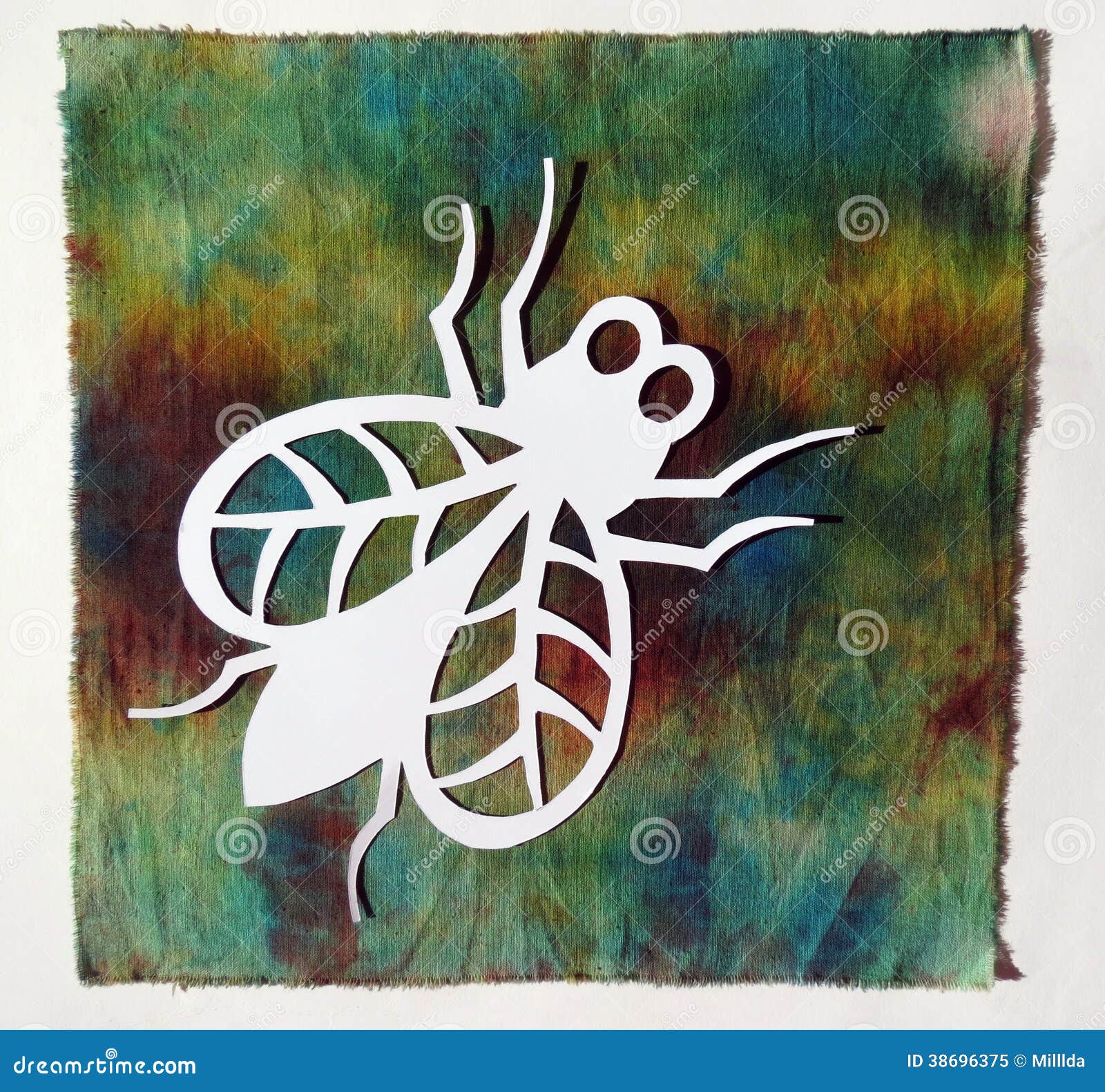White fly. Paper cutting stock image. Image of paper - 38696375