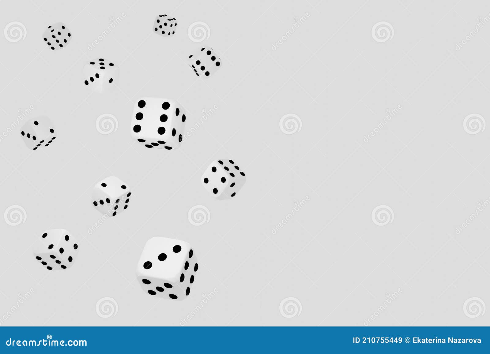 Flying Dice Royalty-Free Stock Image | CartoonDealer.com #3994108