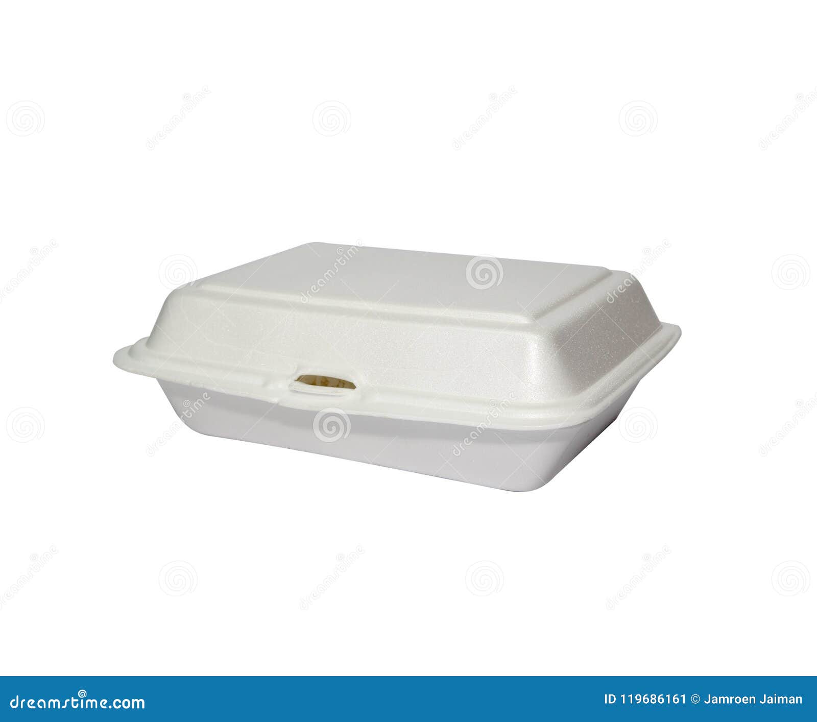 White Foam Box Isolated on White Use for Multipurpose Stock Image ...