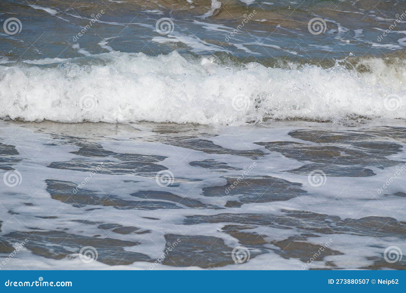 White Foaming Wave in the Sea. Abstract Water Background Stock Image ...