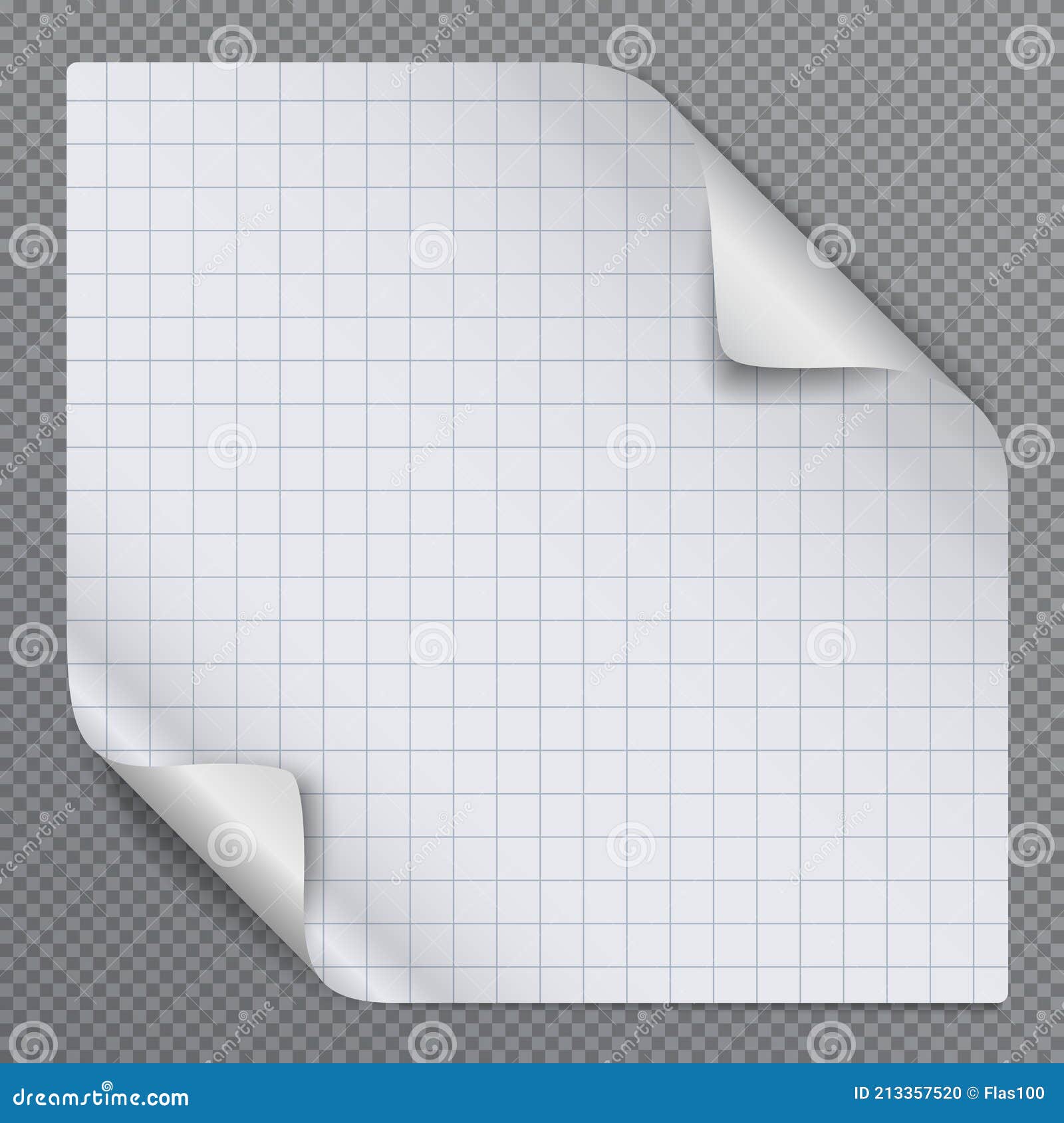 White Folded Square Note, Notebook Paper are on Dark Grey Background ...