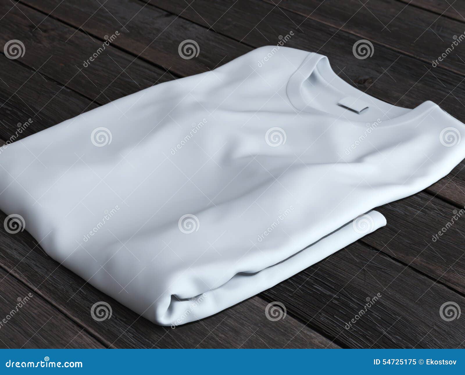White folded t-shirt stock image. Image of front, fashion - 54725175