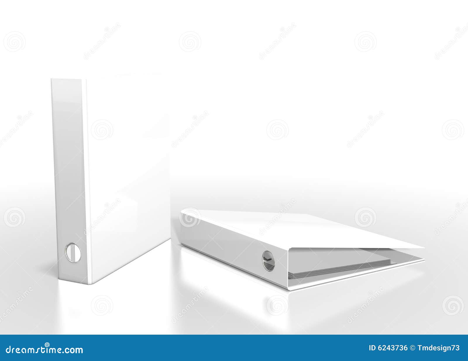 White Folder Isolated On A Background Royalty-Free Stock Image ...