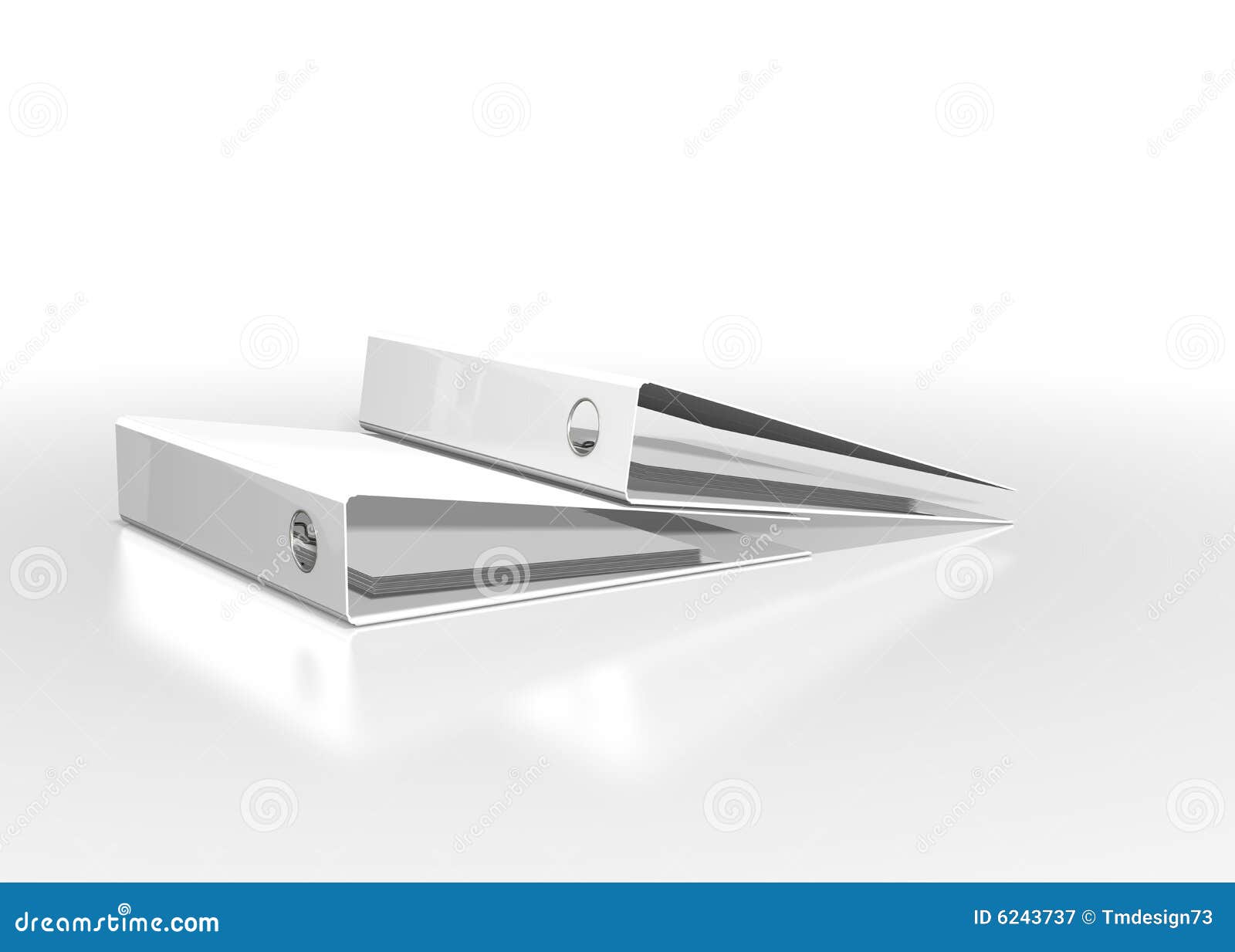 White folder stock illustration. Illustration of environment - 6243737