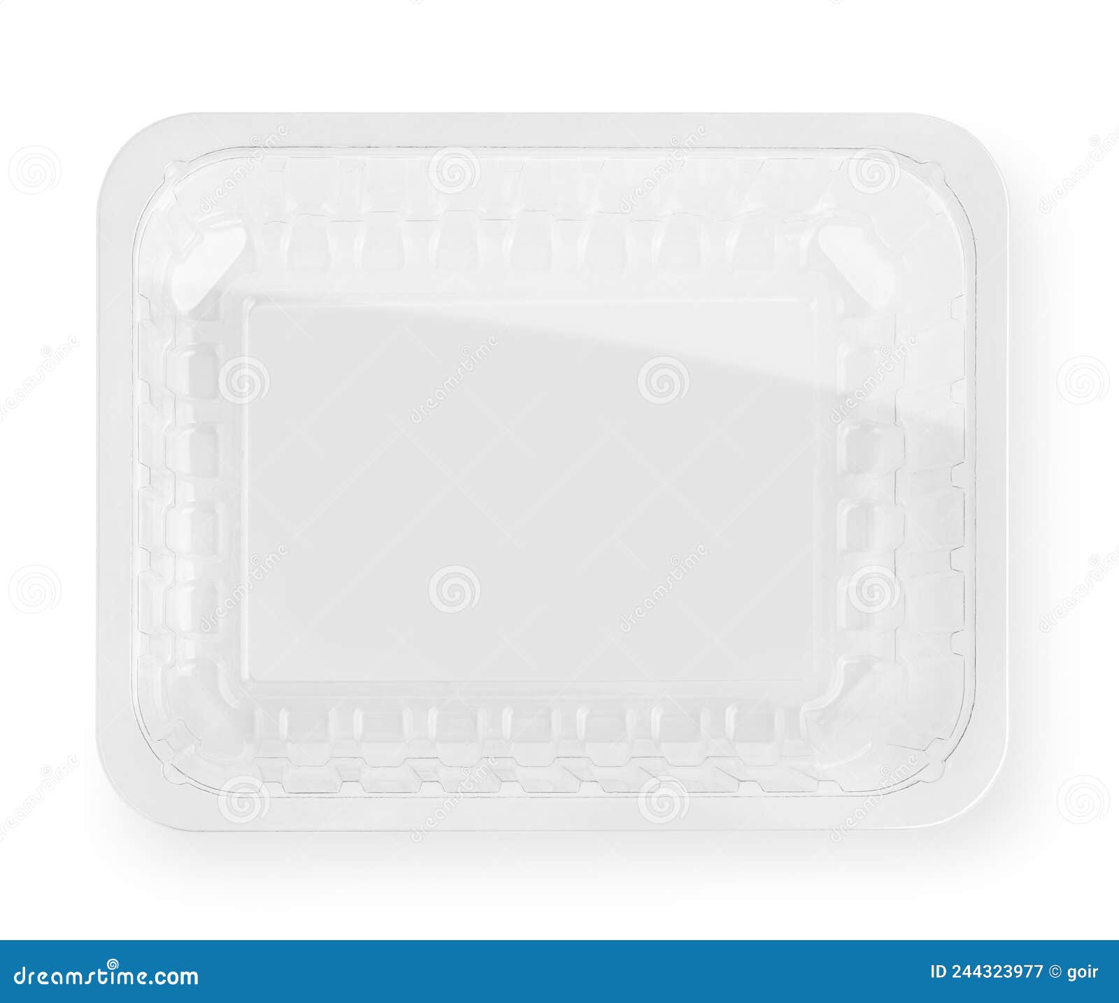 White Food Polystyrene Packaging Stock Image - Image of angle, selling ...