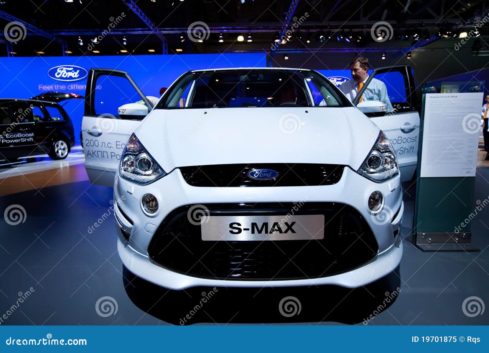 White Ford C-Max editorial image. Image of cowl, transportation - 19701875