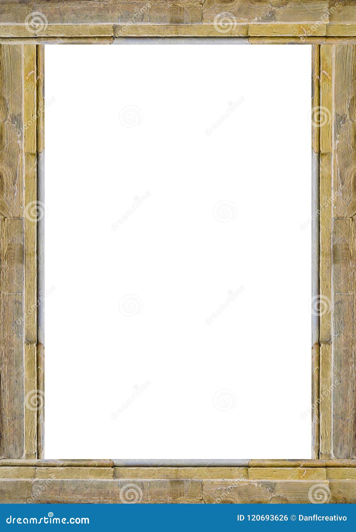 White Frame with Decorated Borders Stock Photo - Image of blank, card ...