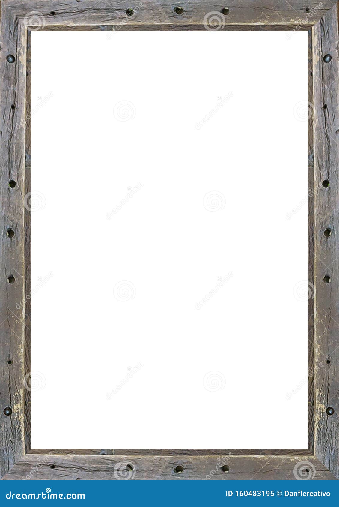 White Frame with Decorated Borders Stock Image - Image of rectangle ...