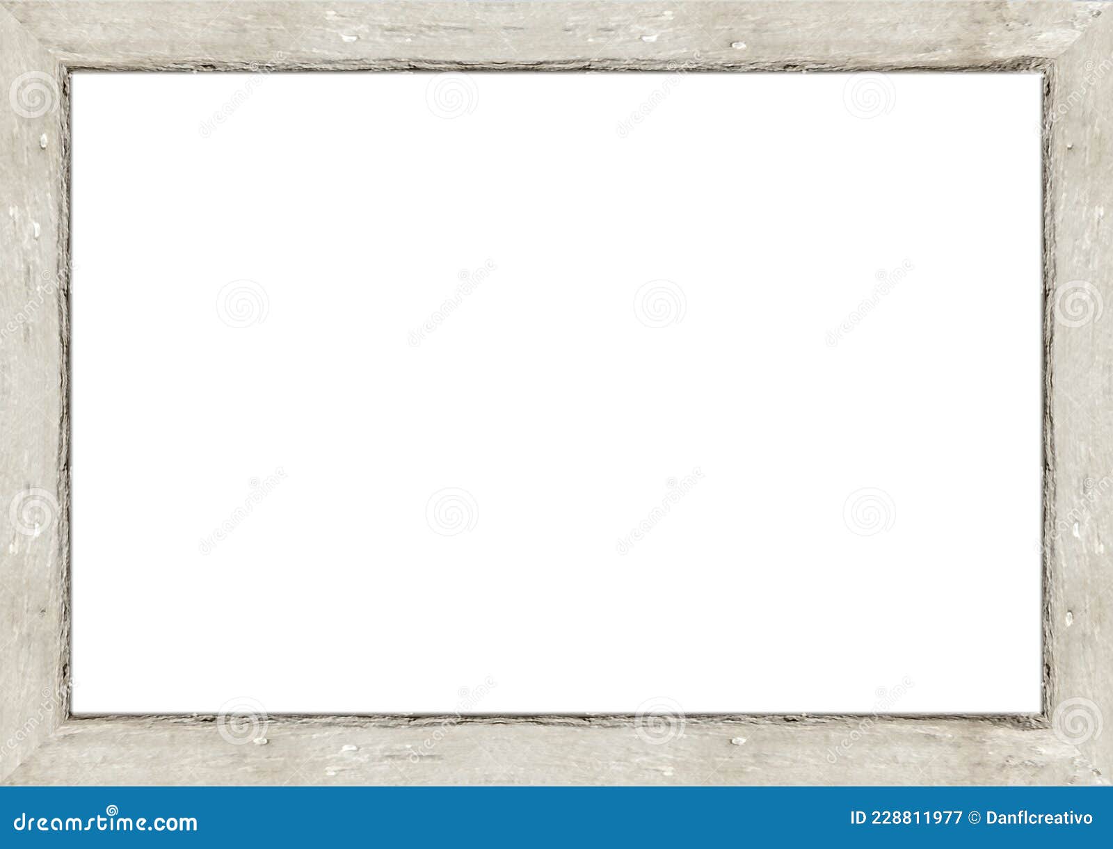 White Frame with Decorated Borders Stock Image - Image of empty, white ...