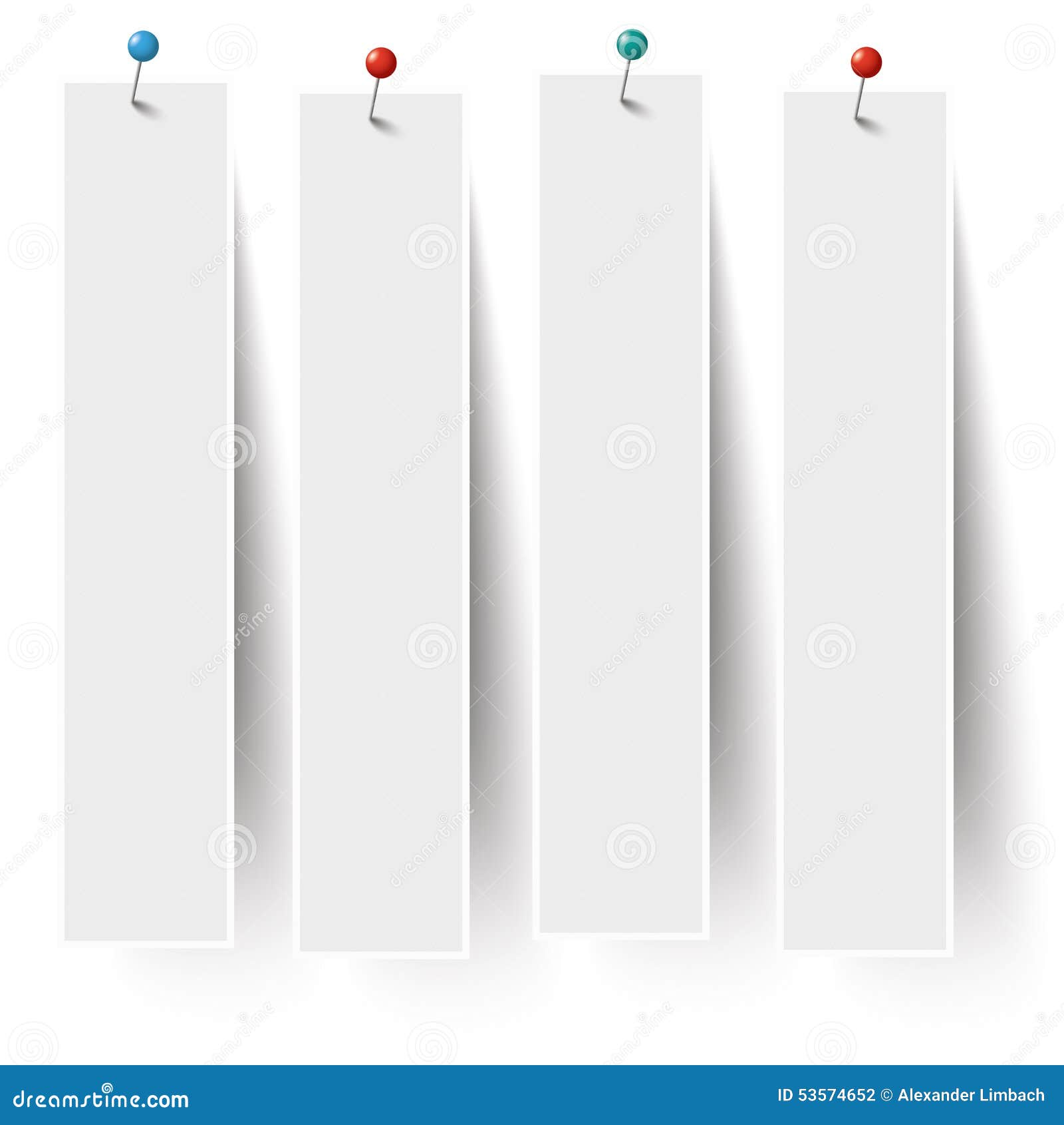 White Frame Banners Pins stock illustration. Illustration of ...