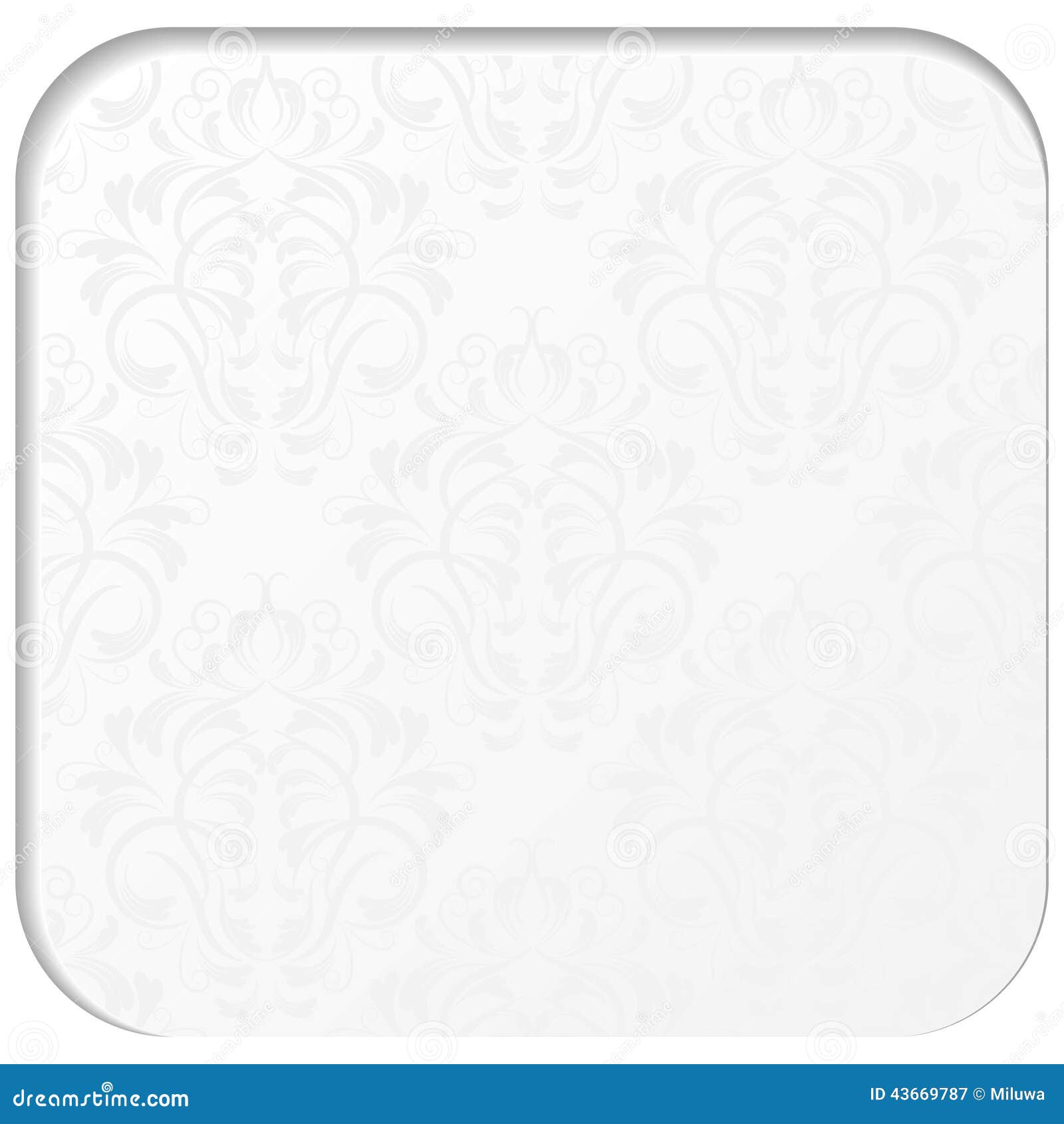 White frame stock vector. Illustration of banner, events - 43669787