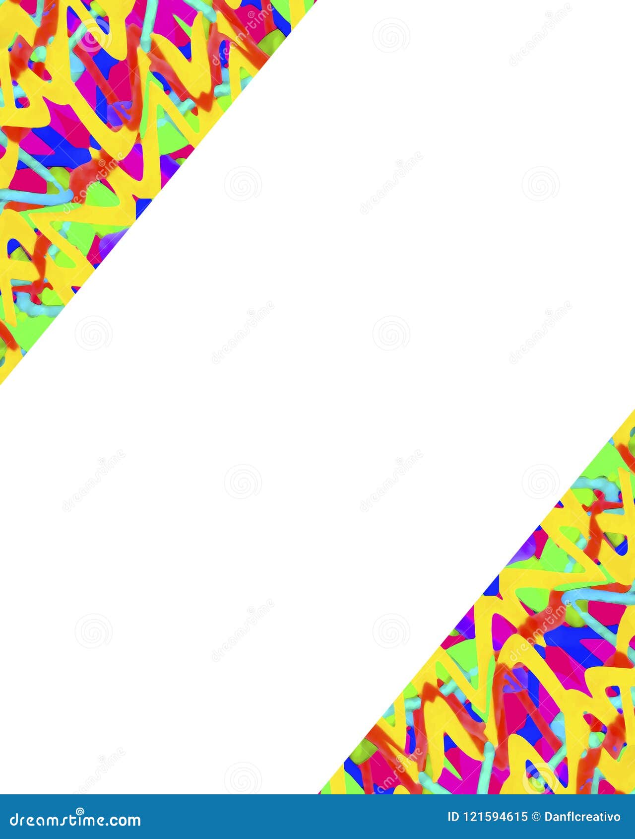 White Frame with Decorated Band Borders Stock Illustration ...