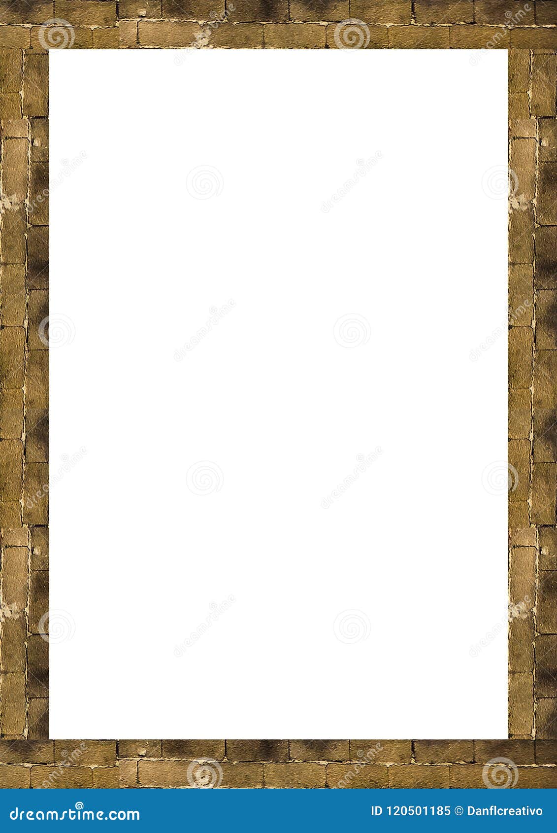 White Frame with Decorated Borders Stock Image - Image of decoration ...