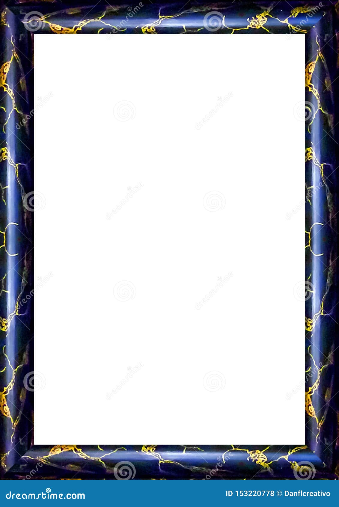 White Frame with Decorated Borders Stock Photo - Image of deluxe, fancy ...