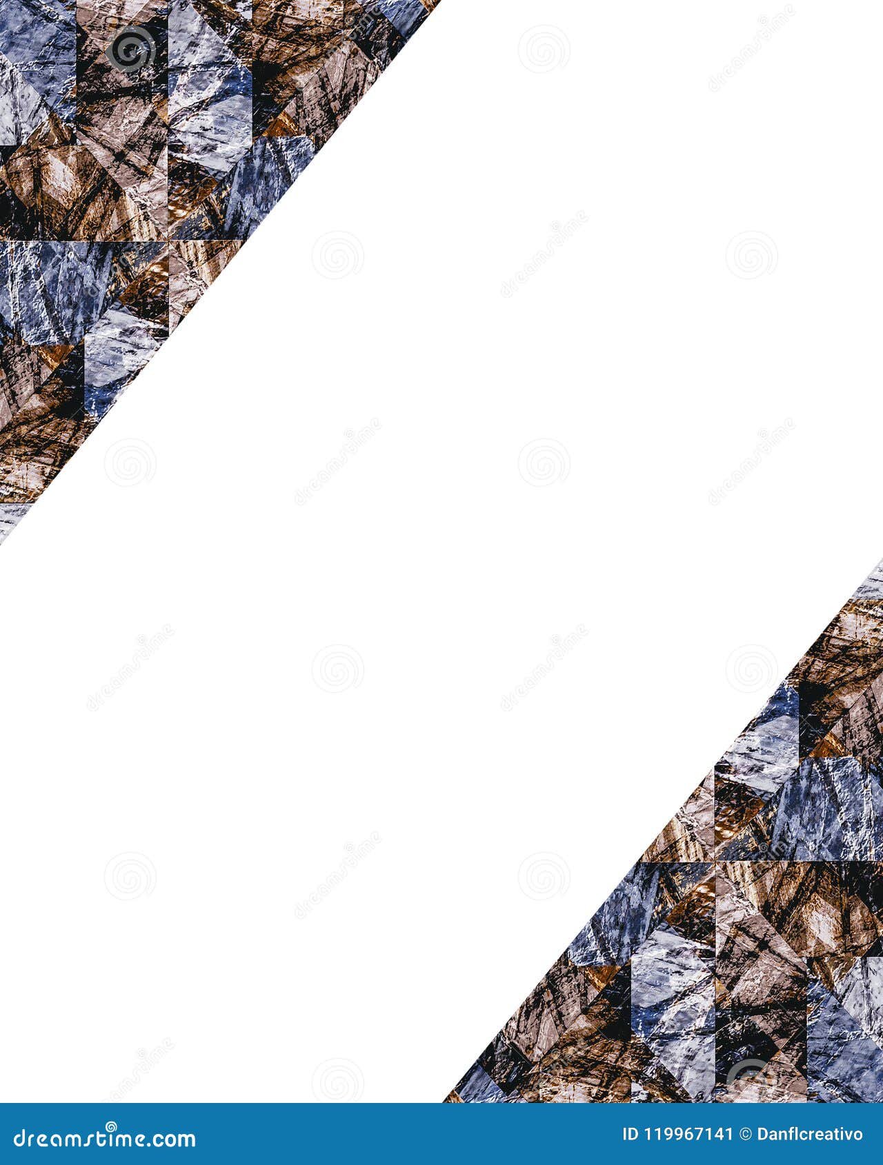 White Frame with Diagonal Lines Borders Stock Illustration ...