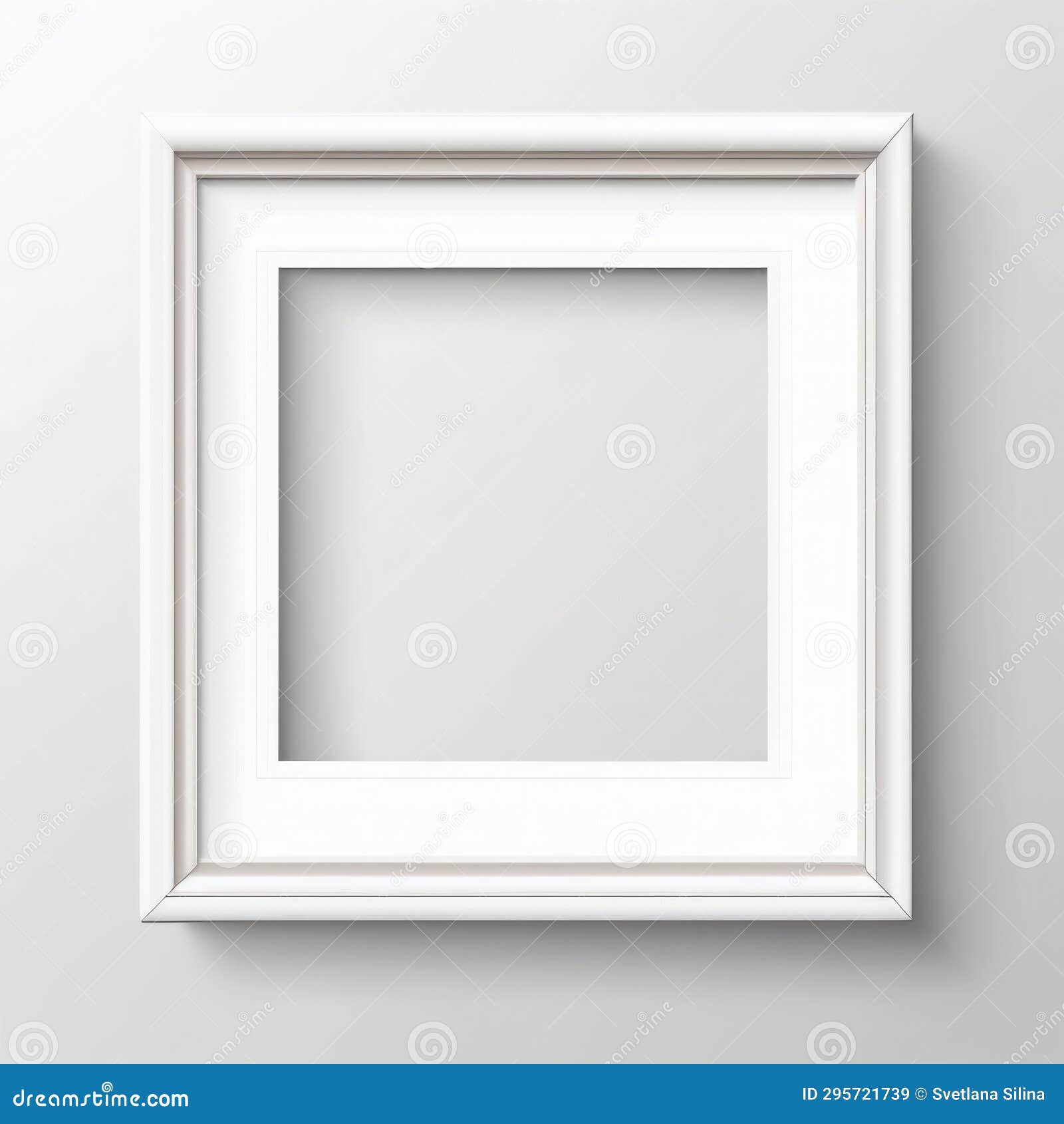 Blank White Border with Rectangular Design Stock Illustration ...
