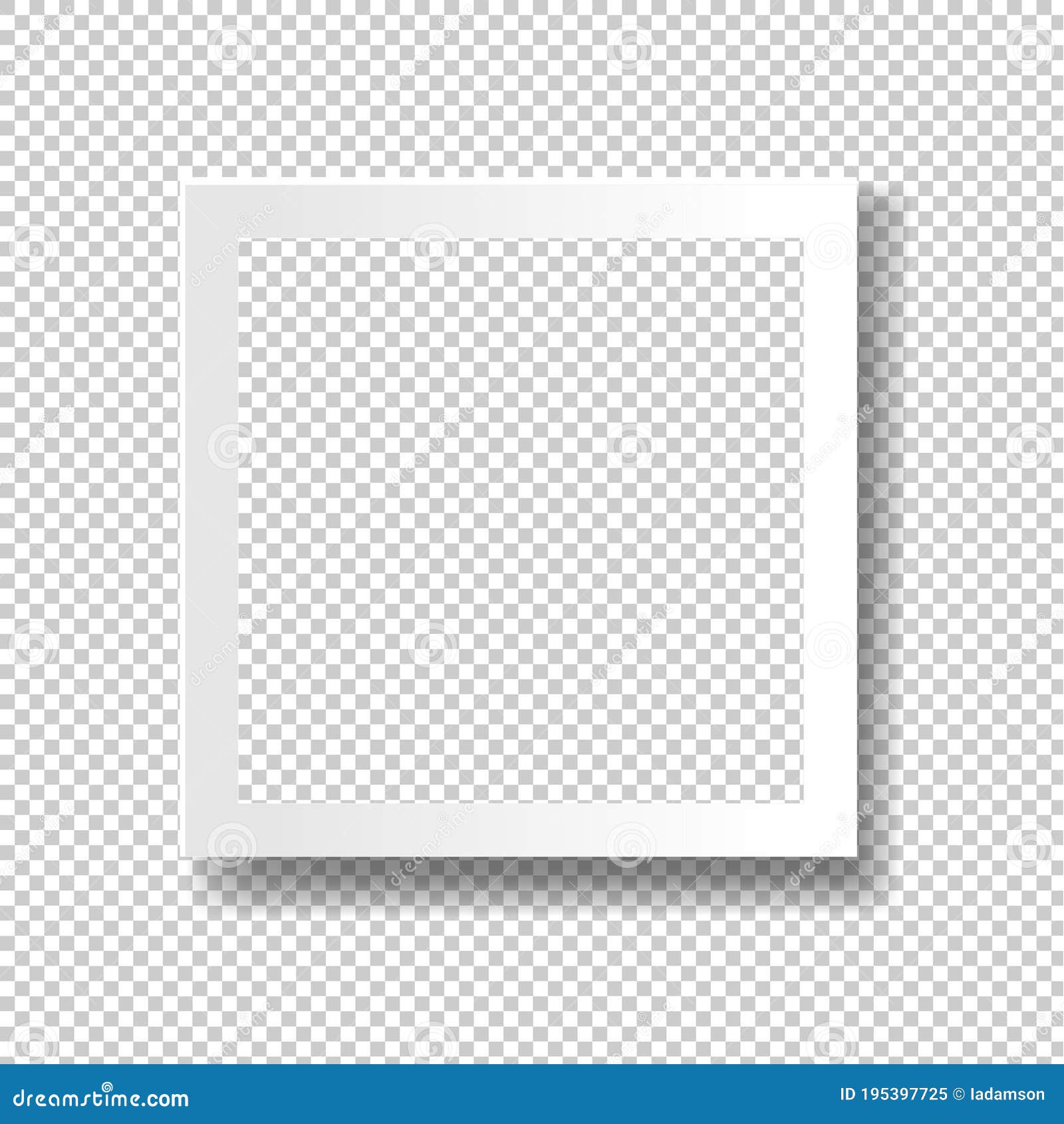 White Frame Isolated Transparent Background- Stock Vector ...
