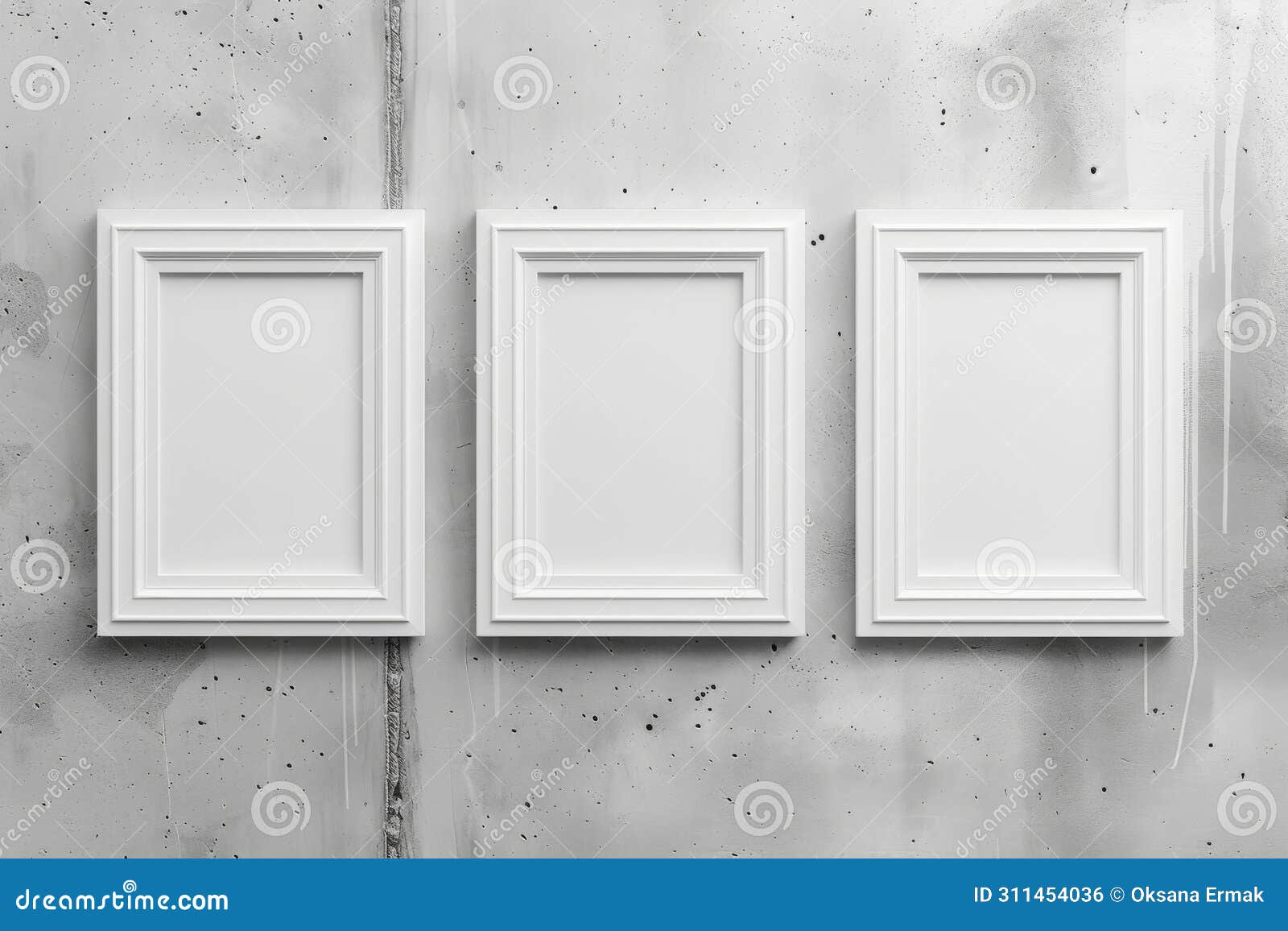 White Frame Texture Background, Realistic Square Frames, White Blank ...