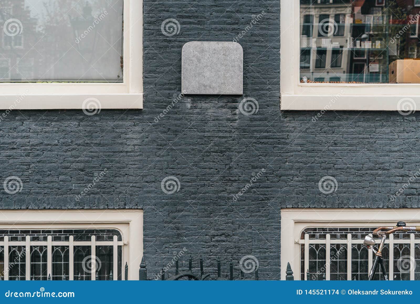 White framed windows stock photo. Image of concept, exterior - 145521174