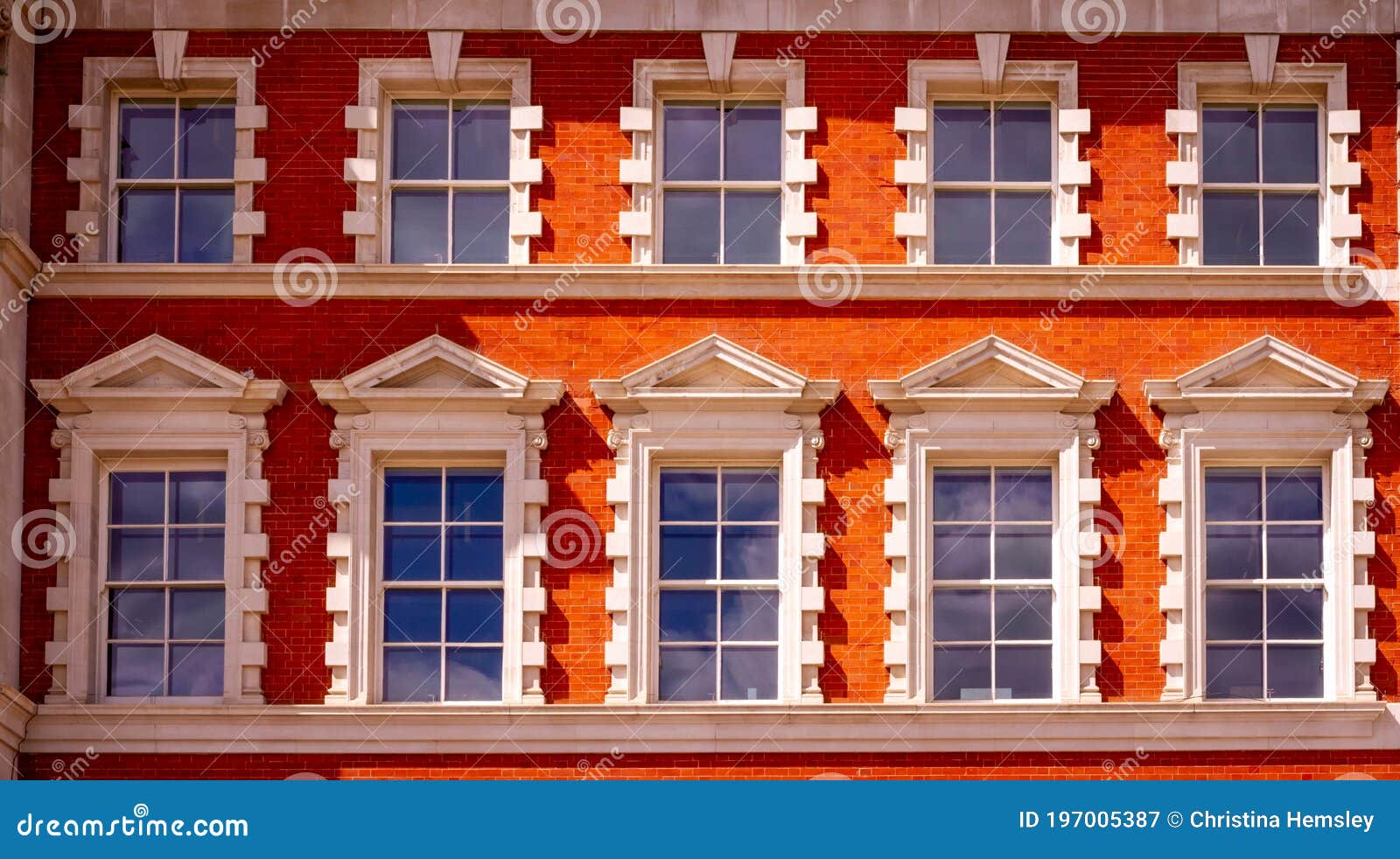 Large classical windows stock image. Image of london - 197005387