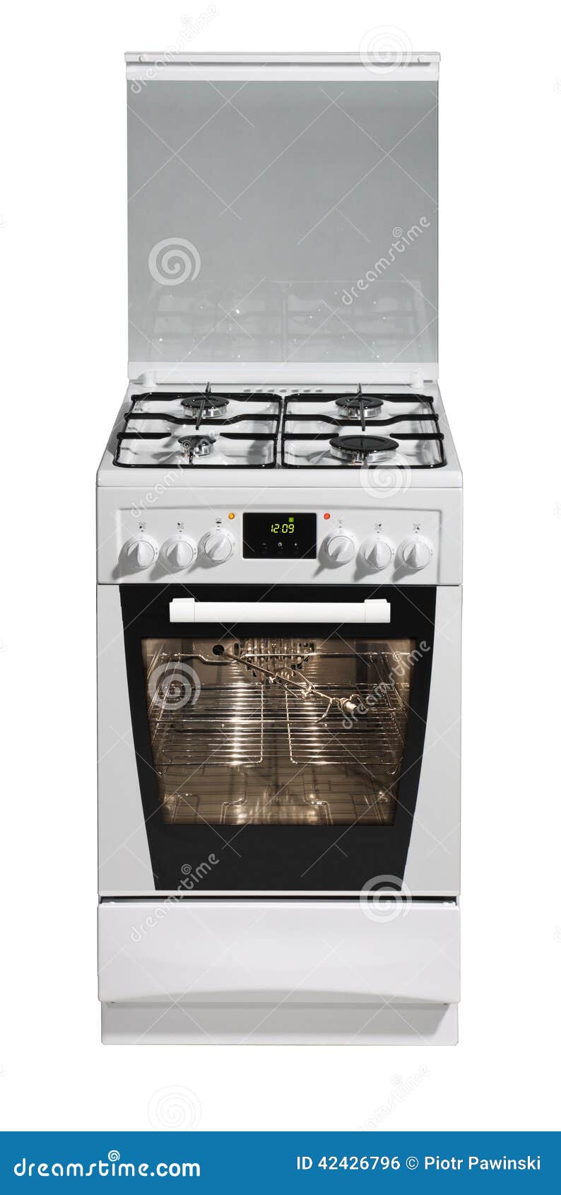 White free standing cooker stock photo. Image of cook - 42426796