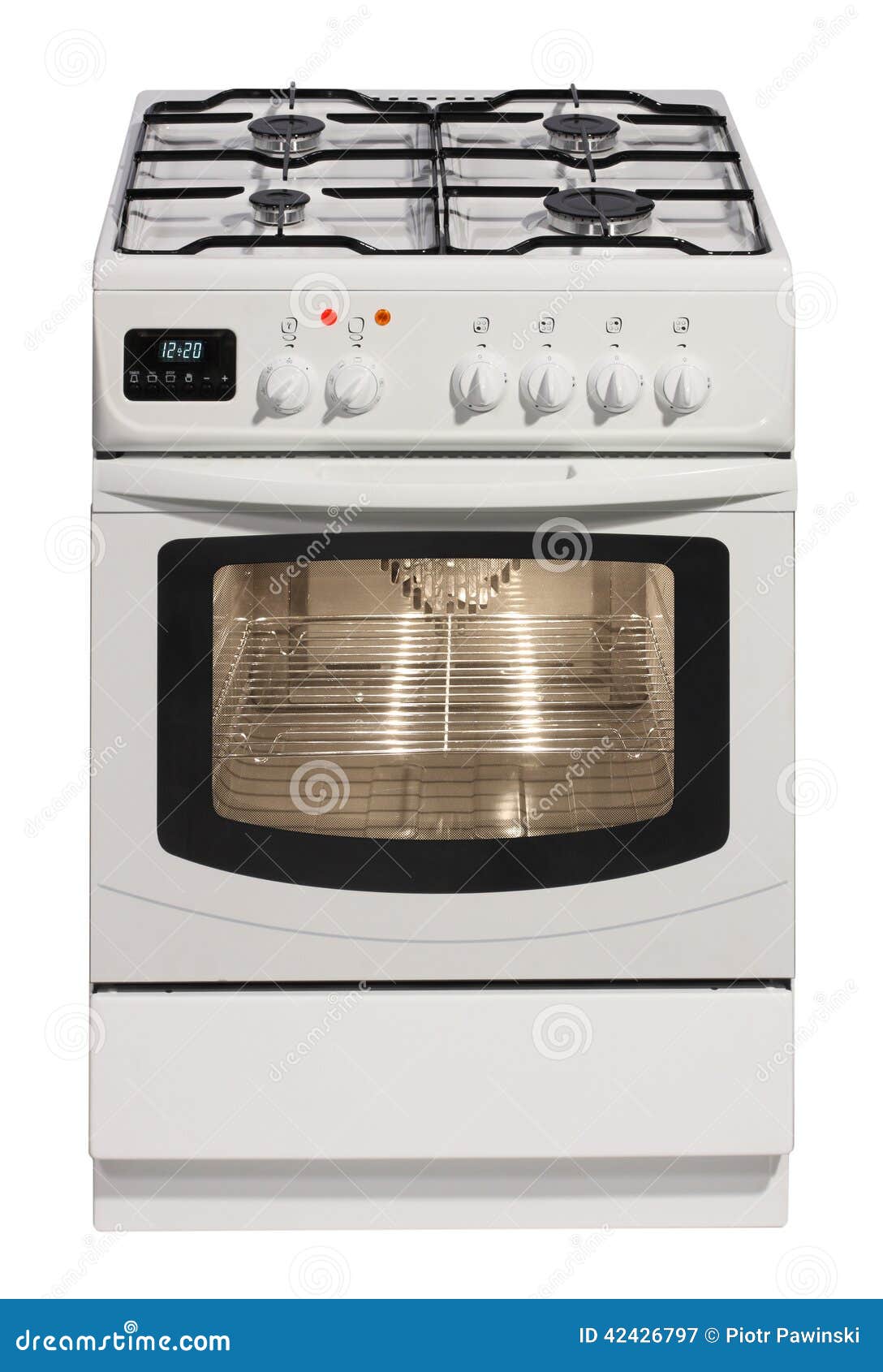 White free standing cooker stock image. Image of culinary - 42426797