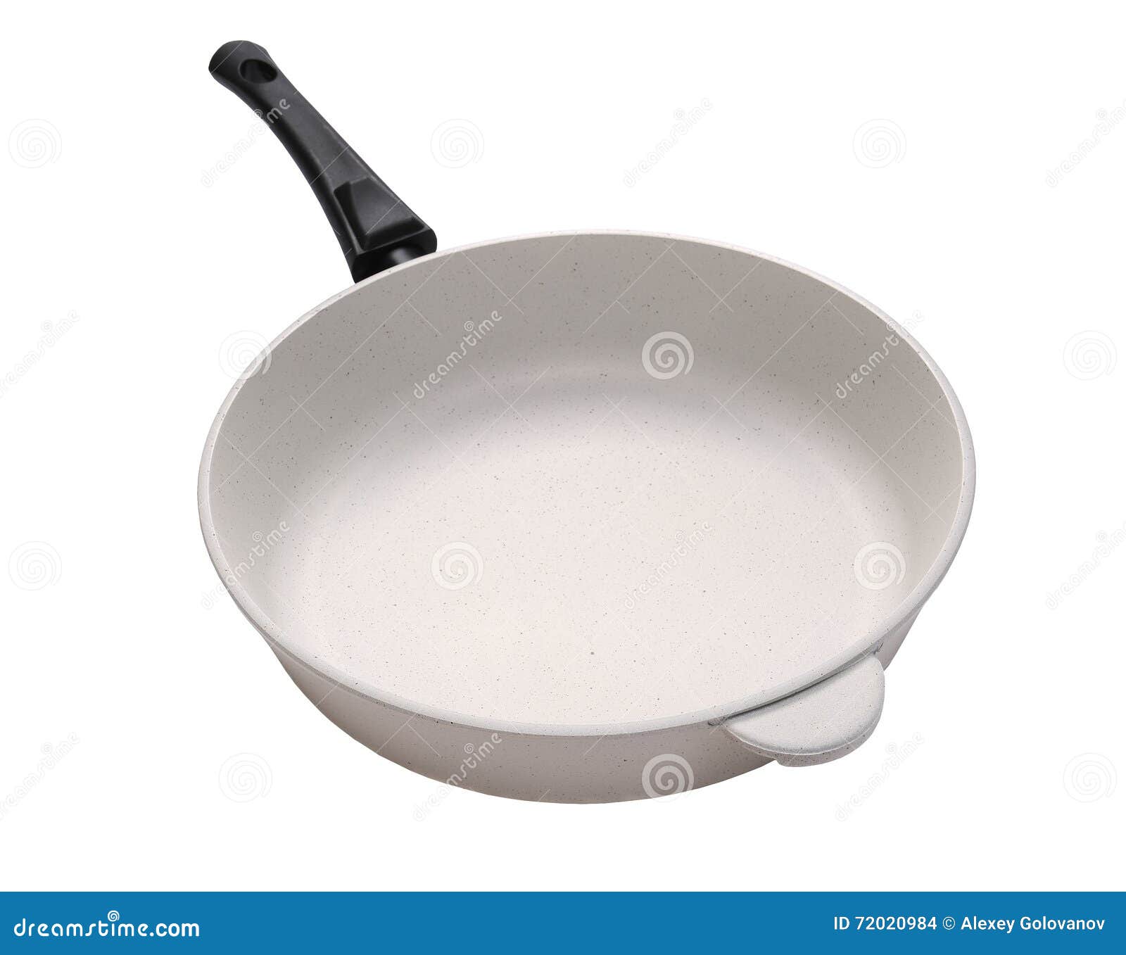 White frying pan stock photo. Image of coating, equipment - 72020984