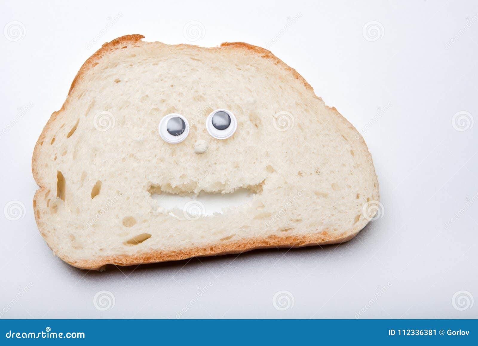 White Bread Face Studio Quality Light Stock Image - Image of design ...