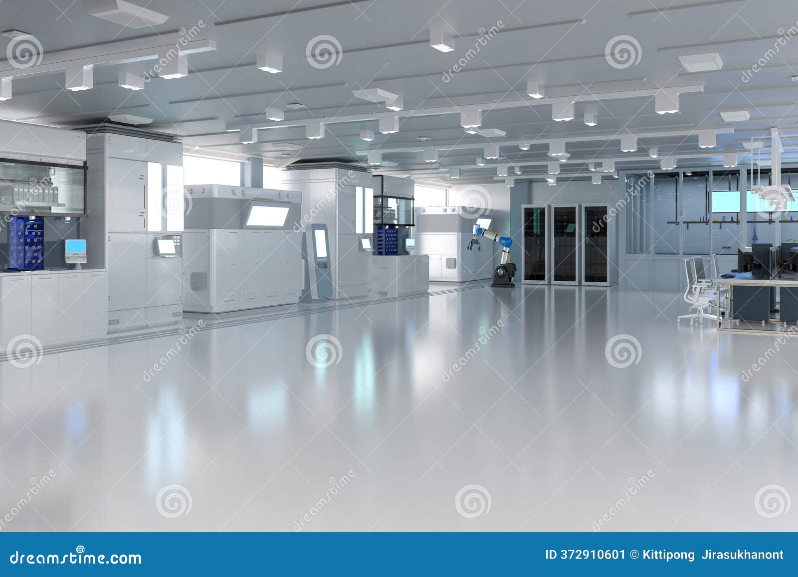 Semiconductor Manufacturing Process. Circuits Boards Components ...