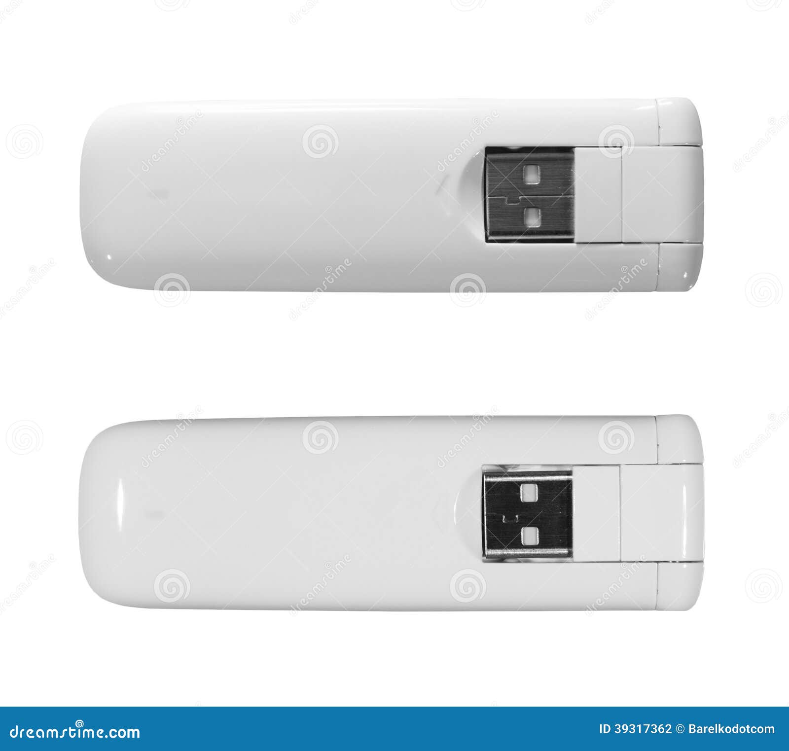 White 3g, 4g, LTE Usb Wireless Mobile Modem Stock Photo - Image of ...