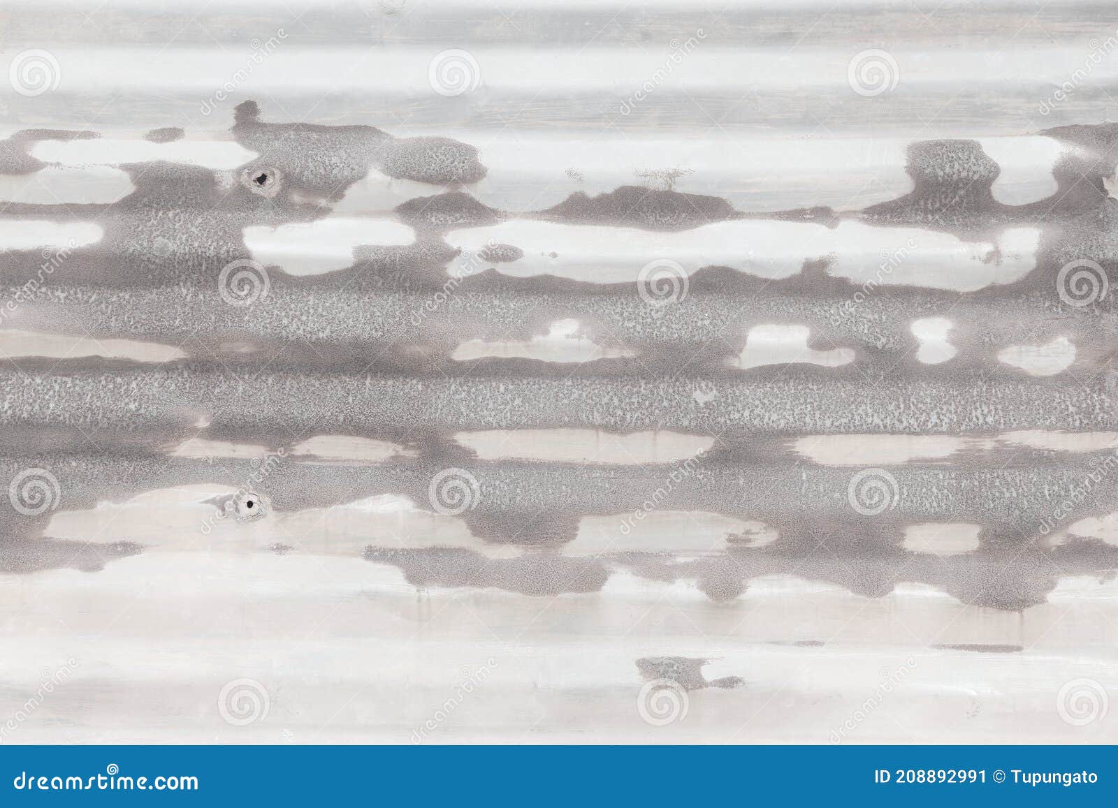 White Galvanized Sheet Metal Stock Image - Image of bright, corroded ...