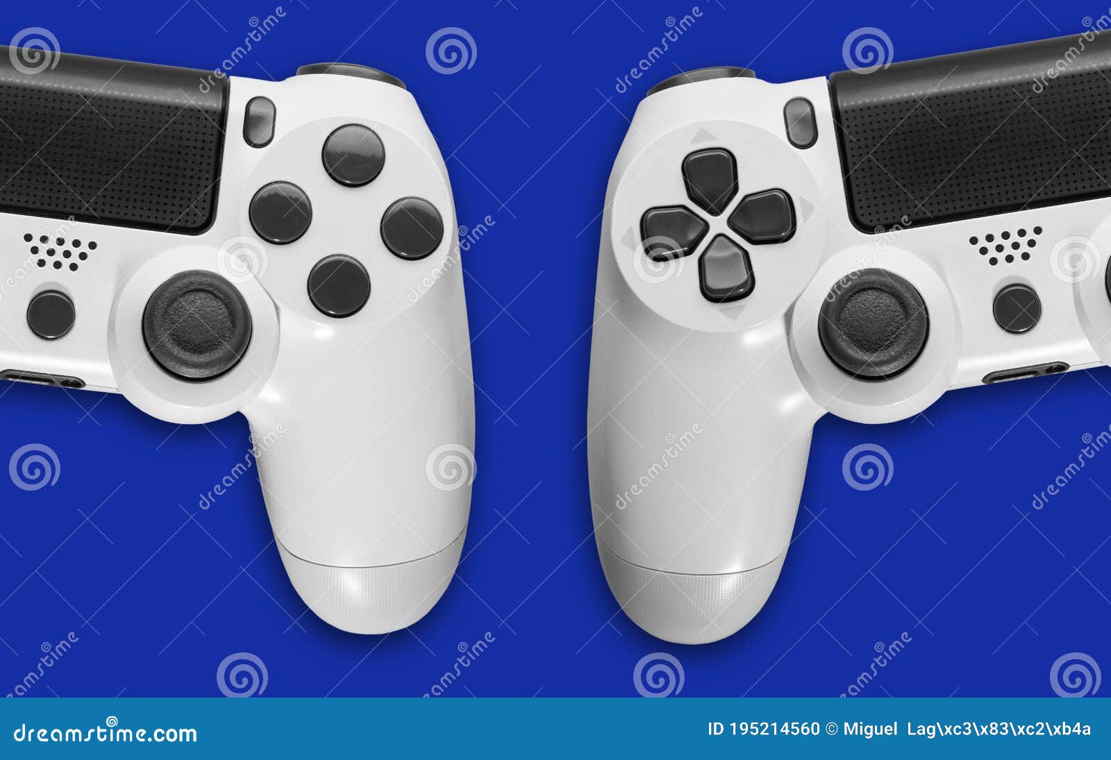 White Game Cubics With Blue And Red Spikes Dots On A White Background ...