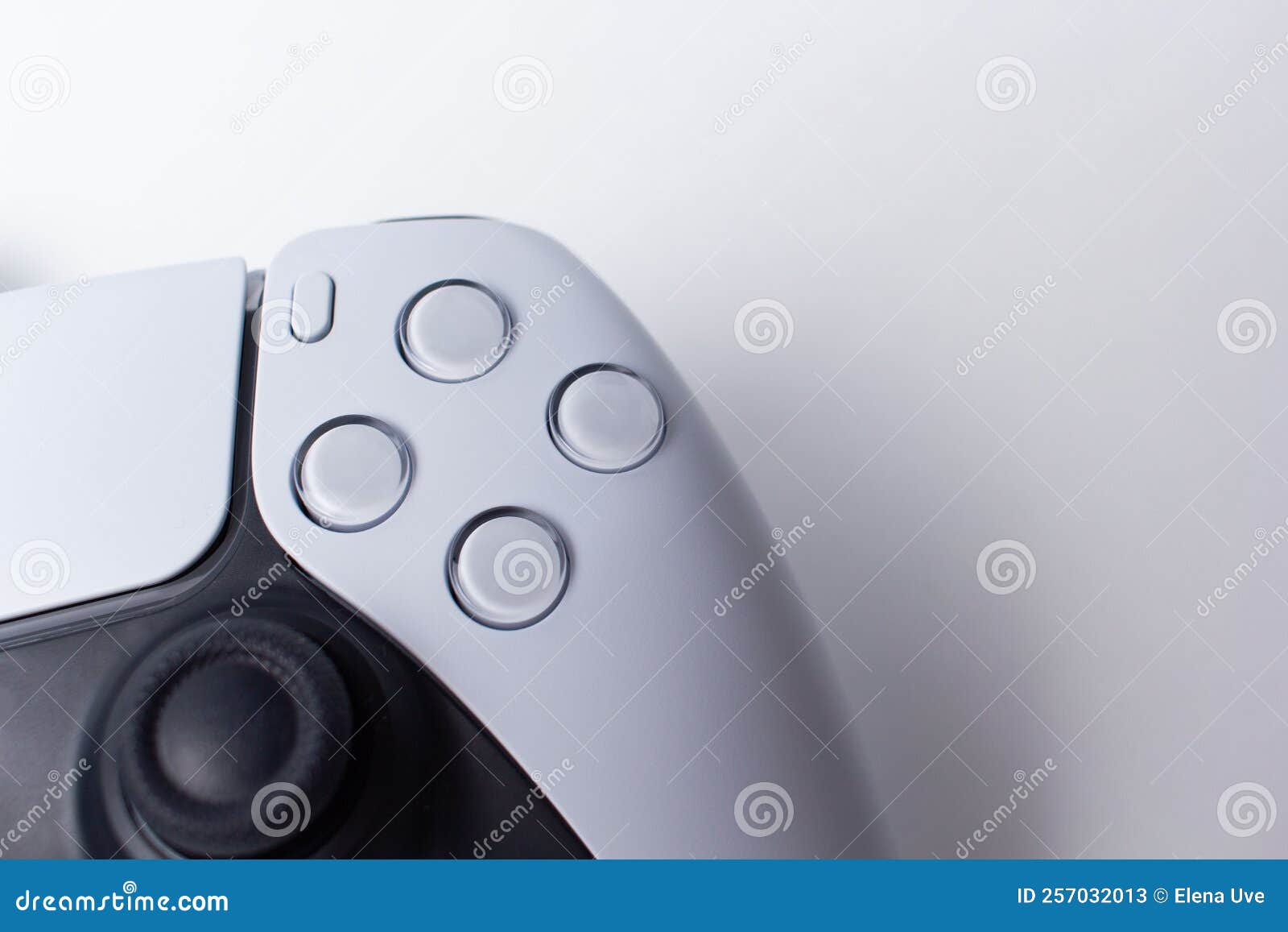 Next Gen Game Controller Isolated on White Background. Stock Image ...