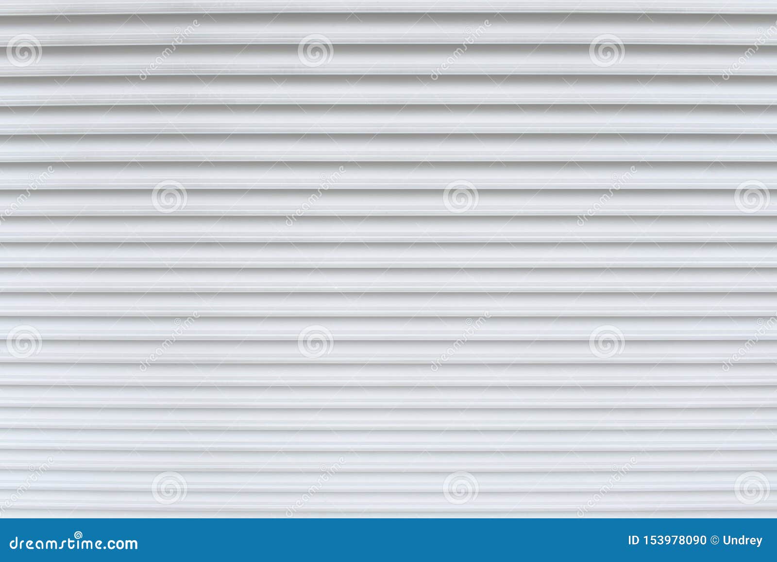 White Garage Door Stripped Texture Metal Background. Stock Photo ...