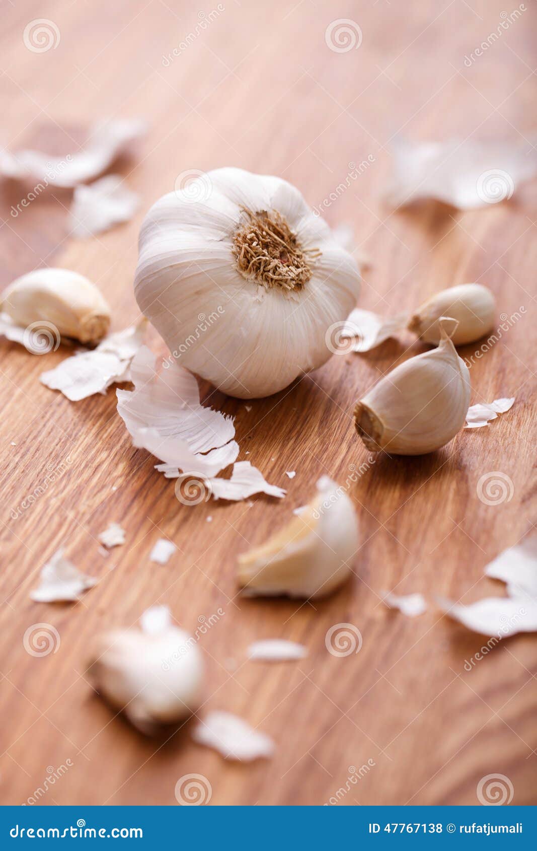 White garlic stock photo. Image of slices, cook, cooking - 47767138