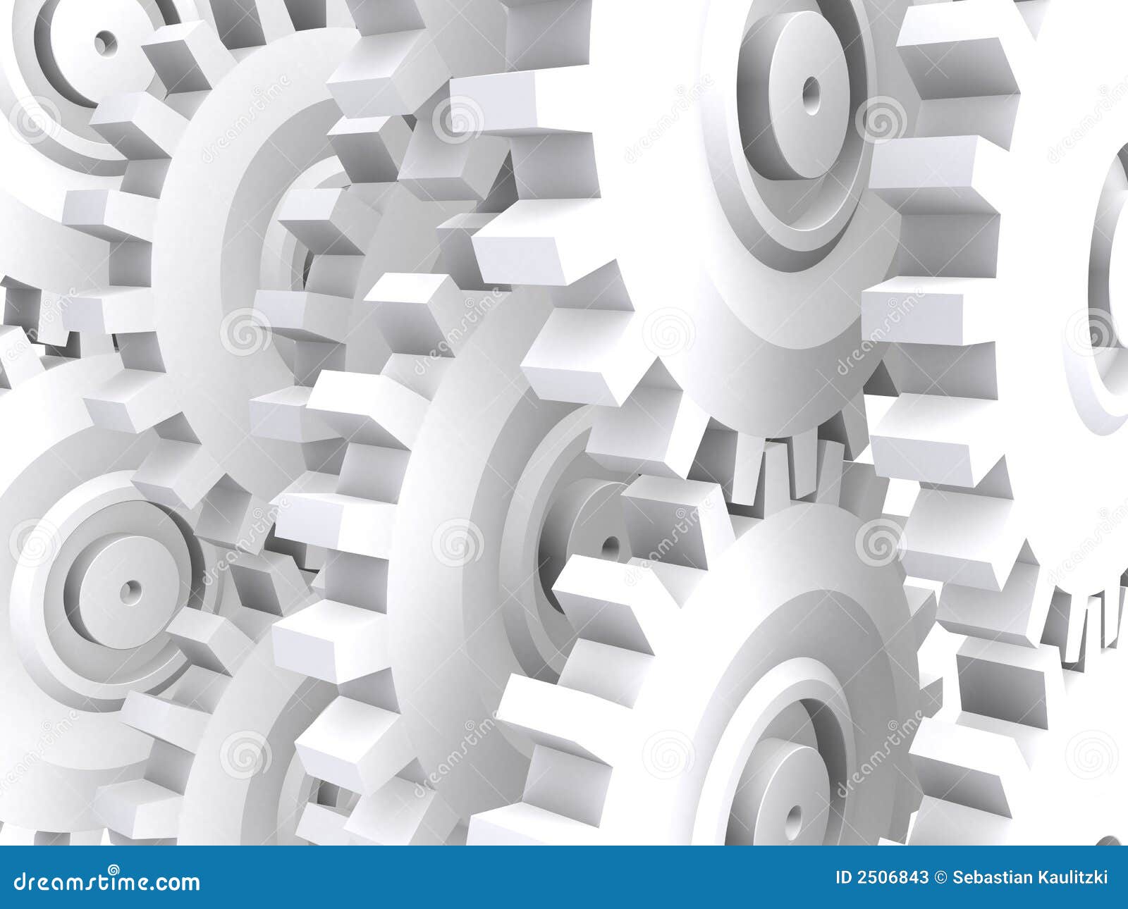 White gears stock illustration. Illustration of cogs, machineries - 2506843