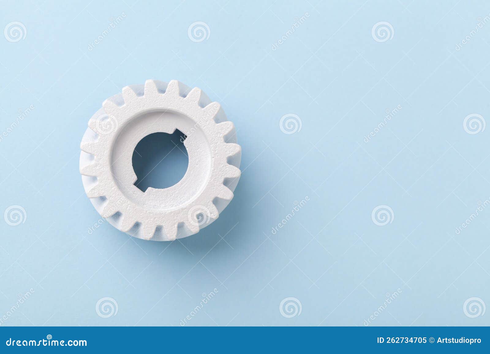 White Gears Wheels Flat Lay Symbolizing Idea, Cooperation or Teamwork ...