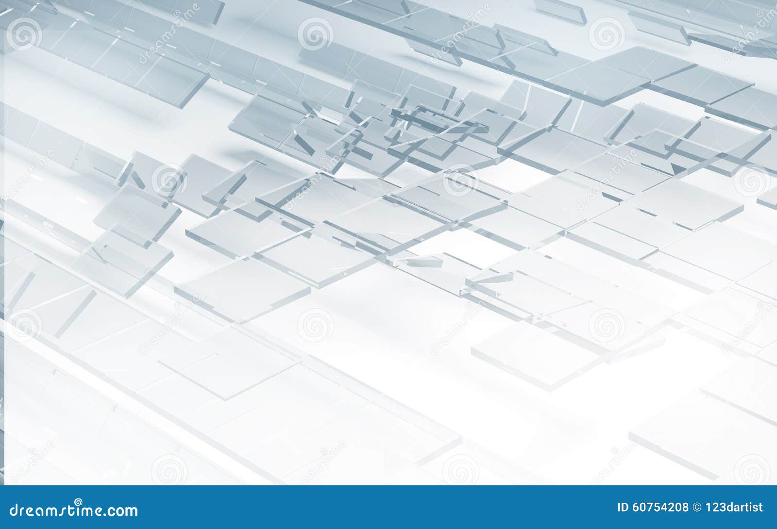 White Geometric Glass Structure Background Stock Illustration ...
