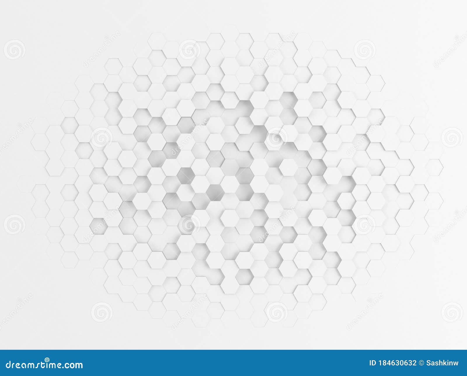 White Geometric Hexagon Texture Background Stock Illustration ...