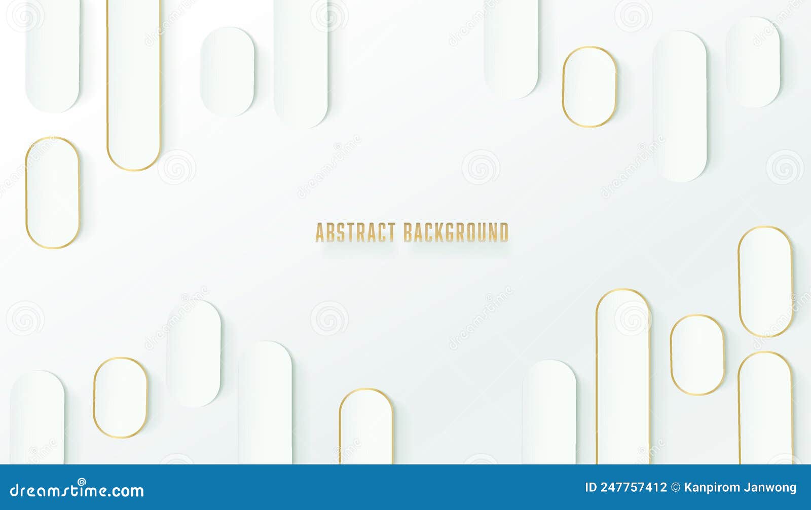 White Geometric Pattern Background. Stock Illustration - Illustration ...