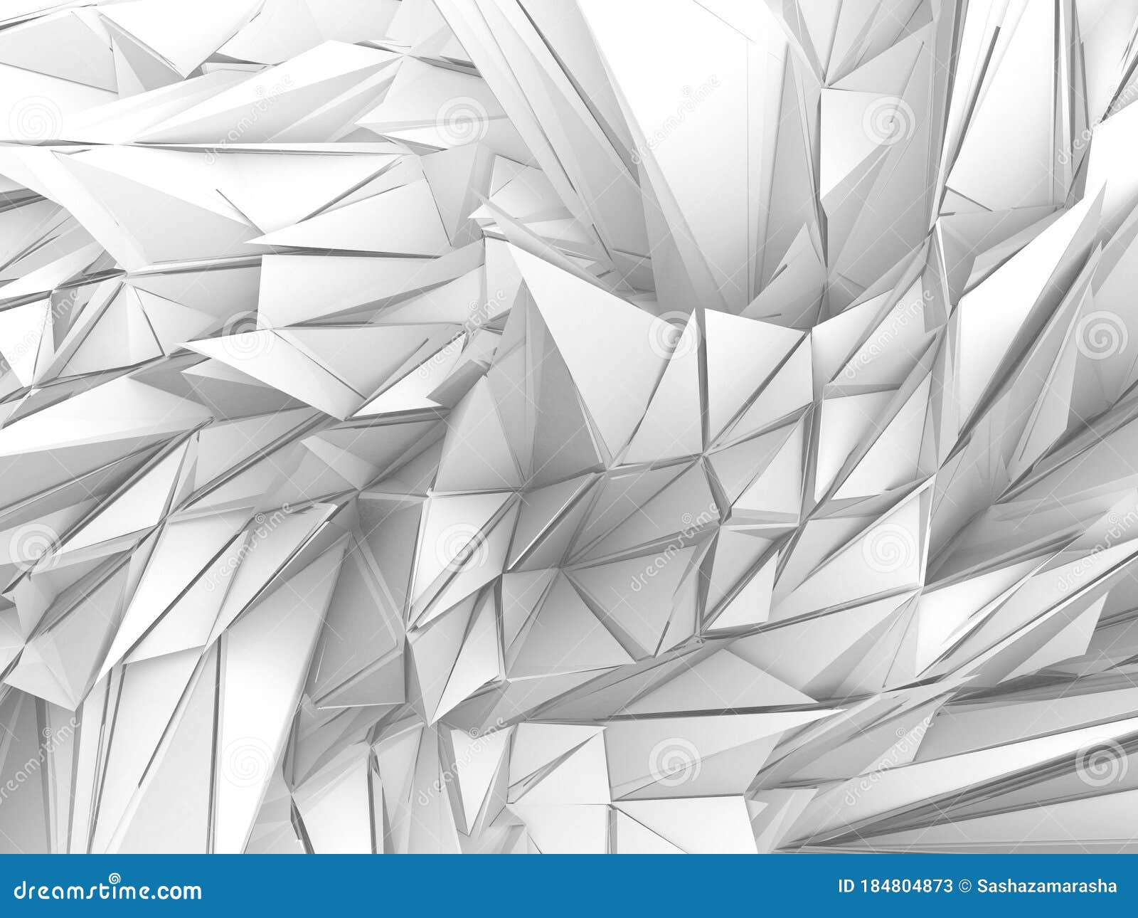 White Geometric Poligon Abstract Background Stock Illustration ...