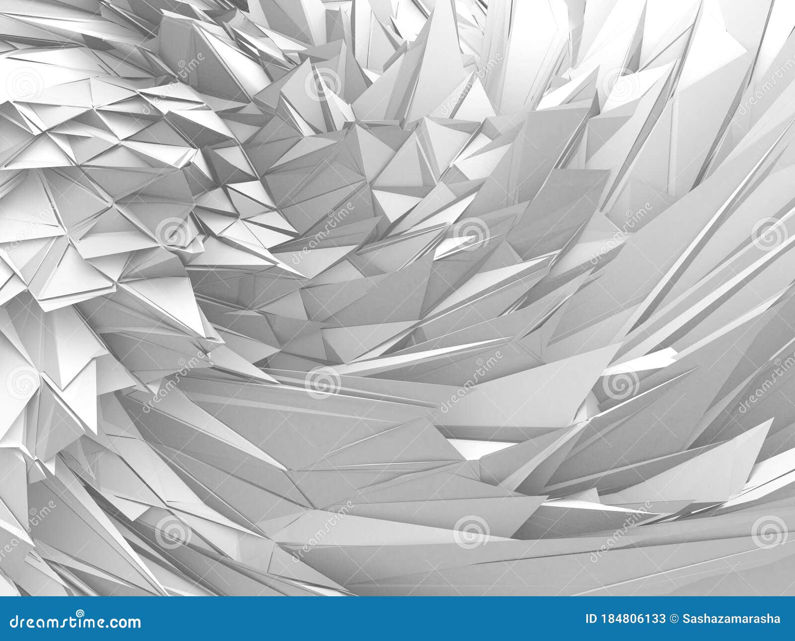 White Geometric Poligon Abstract Background Stock Illustration ...