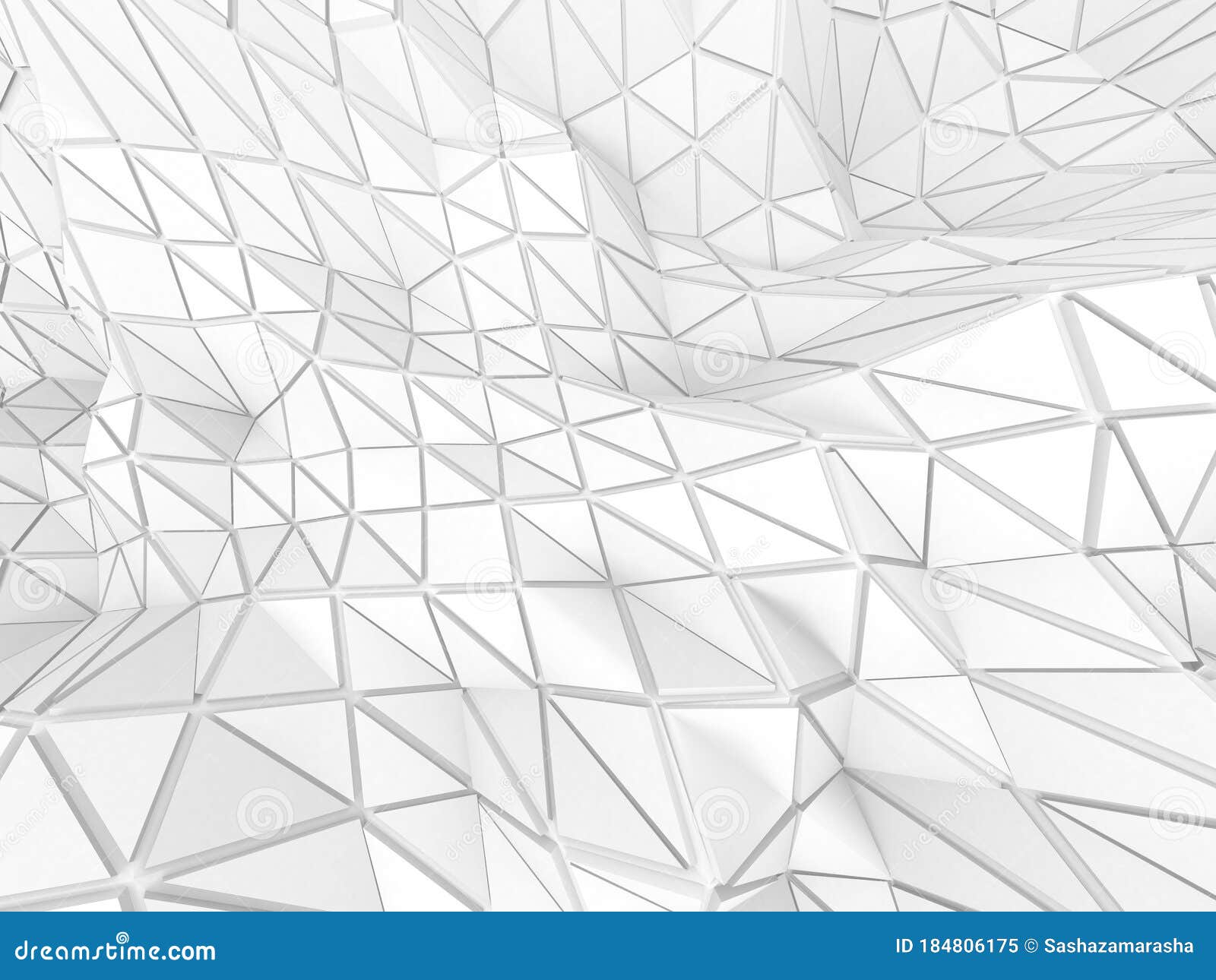 White Geometric Poligon Abstract Background Stock Illustration ...