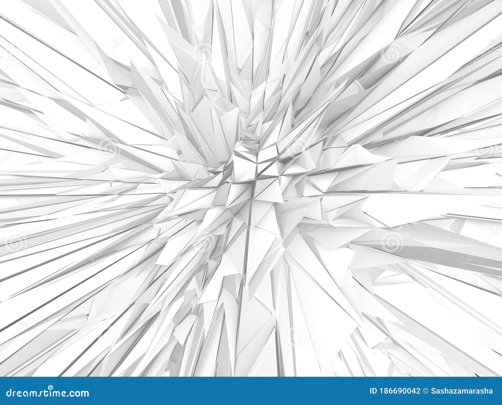 White Geometric Poligon Abstract Background Stock Illustration ...