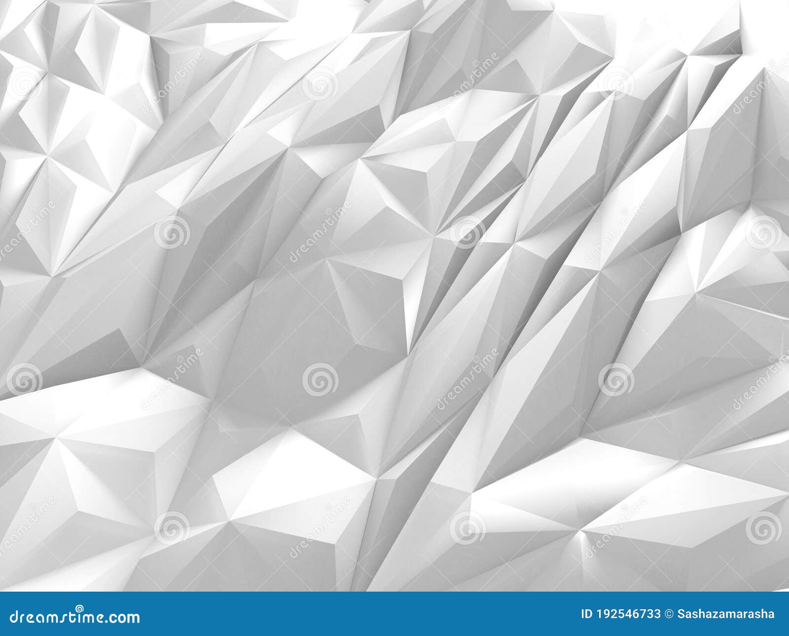 White Geometric Poligon Abstract Background Stock Illustration ...