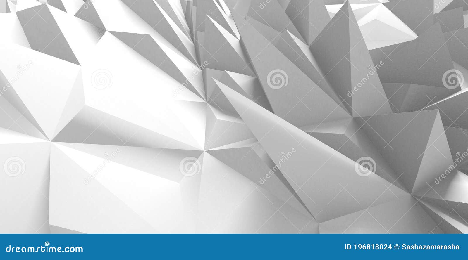 White Geometric Poligon Abstract Background Stock Illustration ...