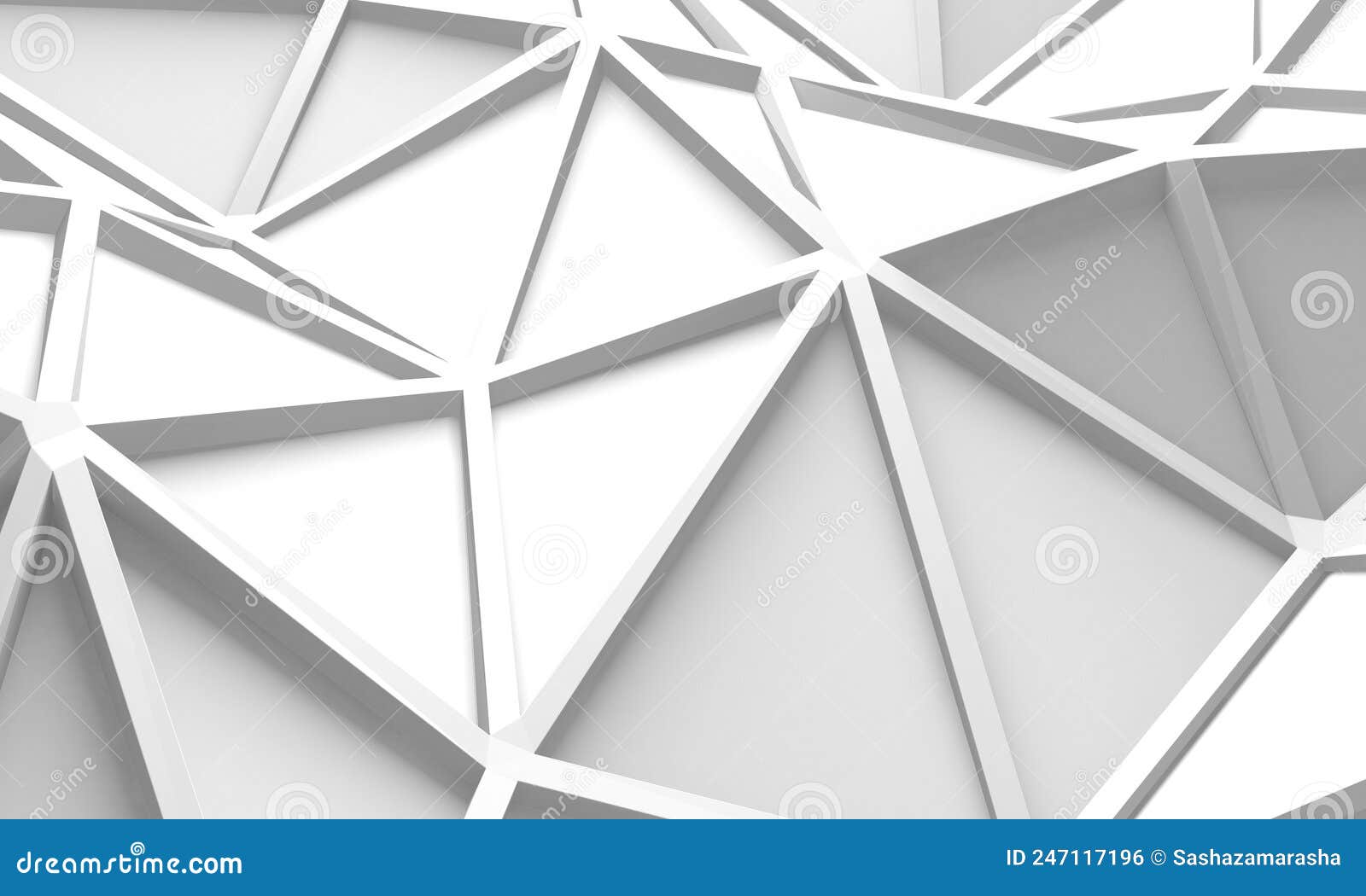 White Geometric Poligon Abstract Background Stock Illustration ...