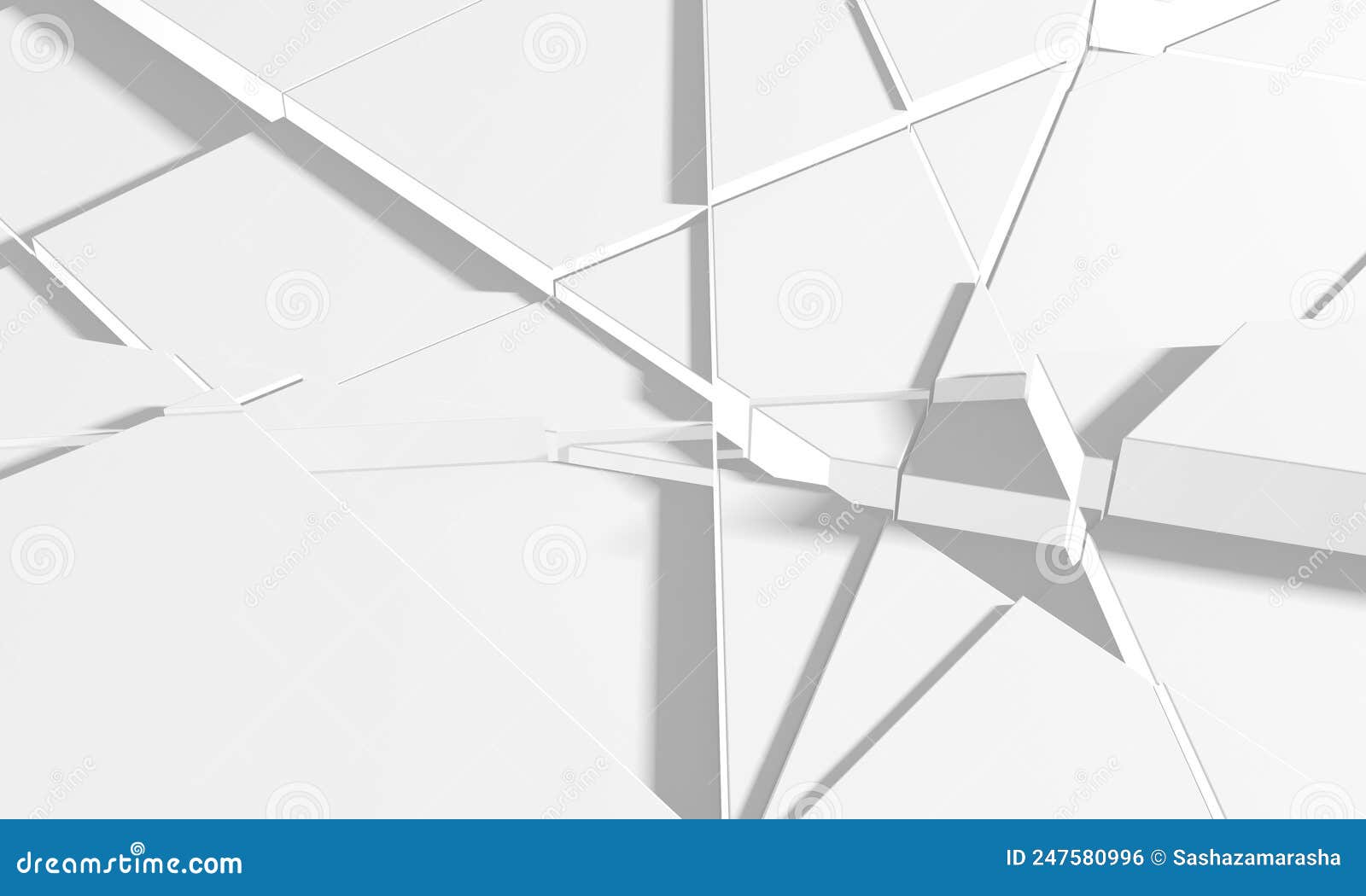 White Geometric Poligon Abstract Background Stock Illustration ...