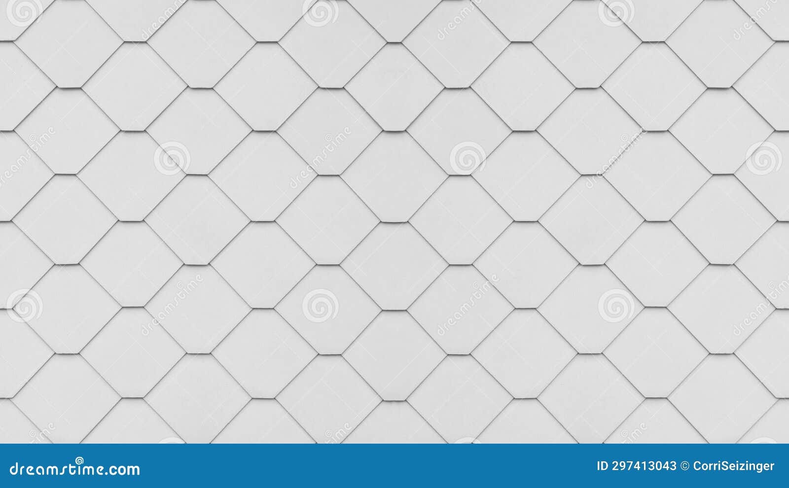 White Geometric Rhombus Diamond Hexagon 3d Tiles Wall Texture ...